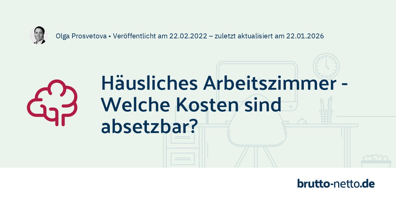 Häusliches Arbeitszimmer 2024 Estg – OG Artland